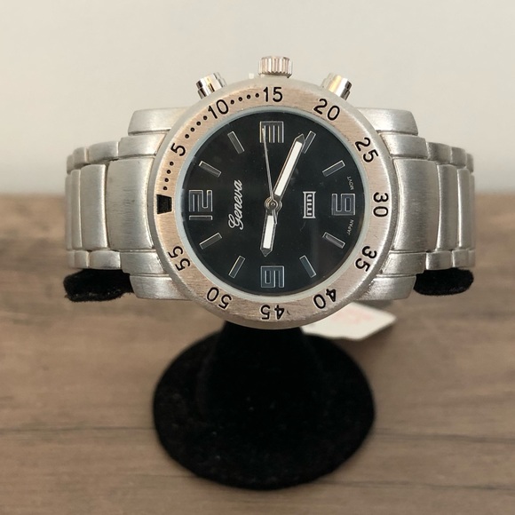 Geneva | Accessories | Geneva Silver Fashion Watch | Poshmark